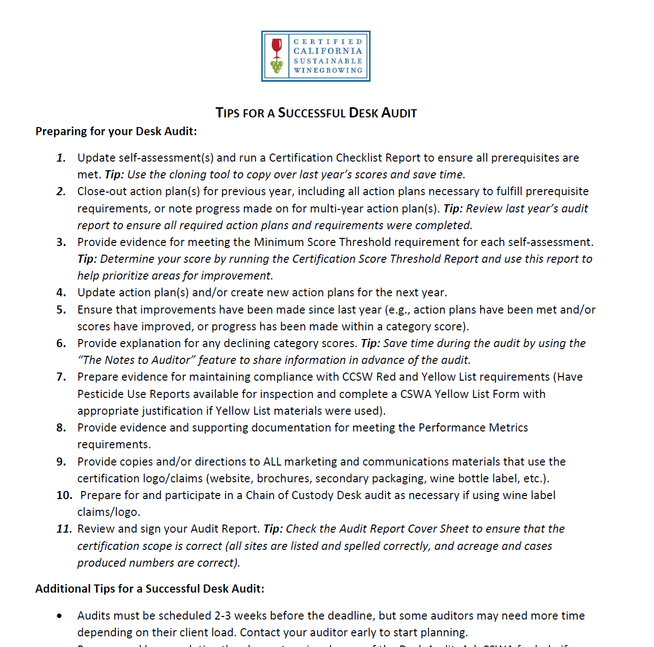 CSWA Resource Library